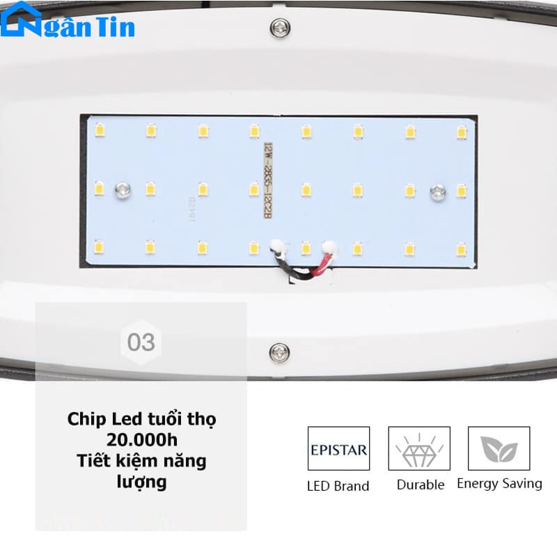 Đèn Led treo tường gắn tường trong nhà ngoài trời Led 12W 220V VNT122 Ngân Tin giá sỉ, giá bán ...